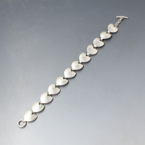 Herman Siersbol Silver Petals Bracelet