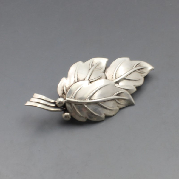 Herman Siersbol Three Leaf Brooch