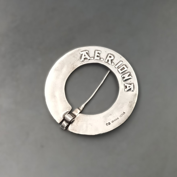 Alexander Ritchie Style Silver Penannular Brooch