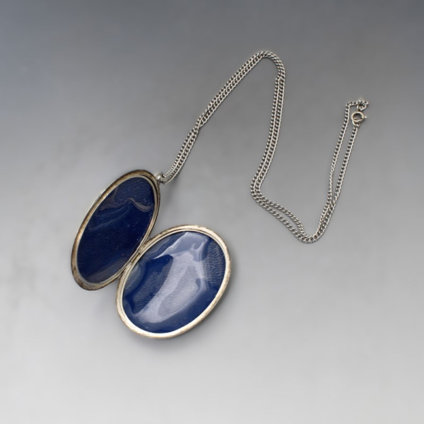 Large Silver Openable Locket
