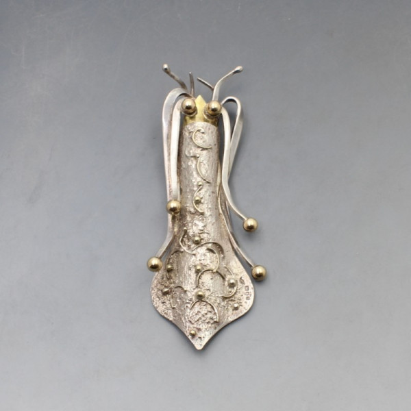 Graham Watling Sterling Silver Locust Pendant