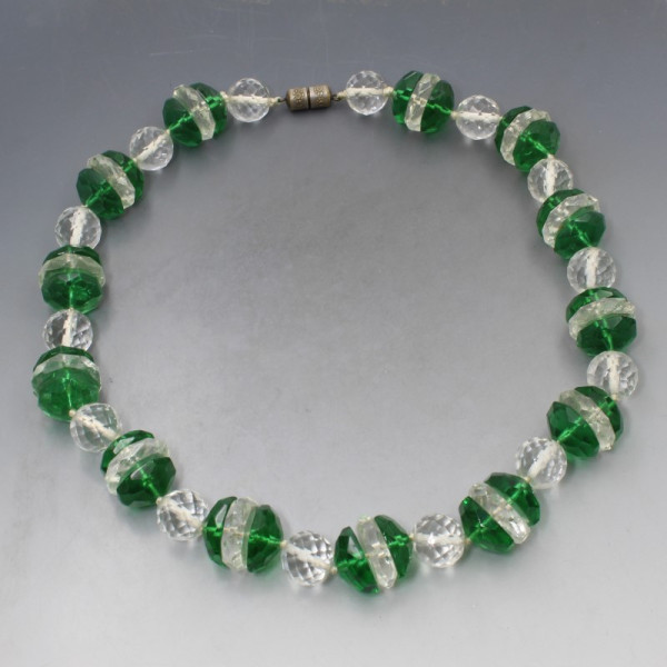 Louis Rousselet Art Deco Crystal Beads