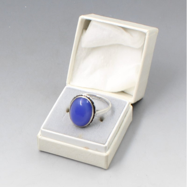 Blue Chalcedony Ring Shipton and Co
