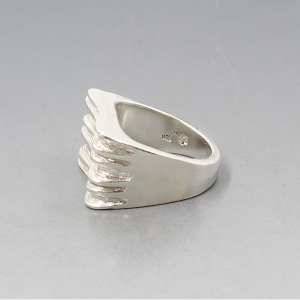 RELO Designer Chunky Silver Ring