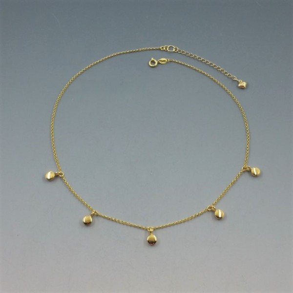 Gold Mini Droplets Necklace UK