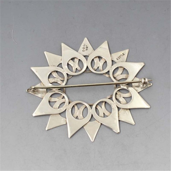 John David Harty Silver Brooch